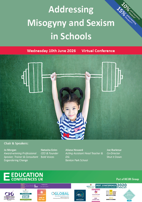 Addressing Misogyny and Sexism in Schools 2026
